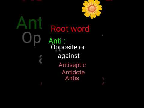 Root word Anti #competative #exampreparation #english #education #rootword
