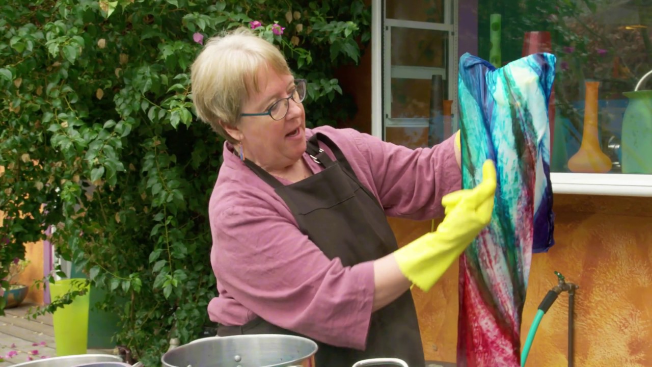 » Arashi shibori dyeing