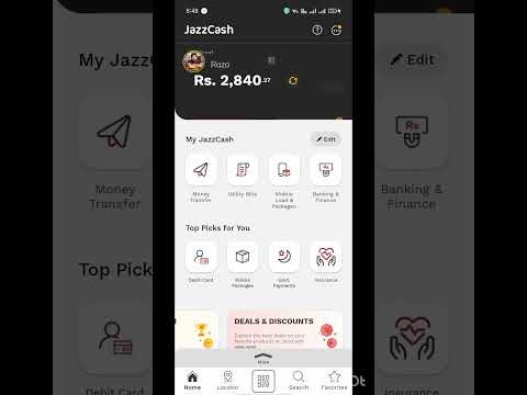 Ptcl Bill Pay On Jazzcash #easymethod