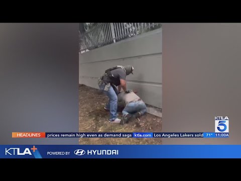 Video captures ICE agents tackling day laborers during Hollywood Home Depot raid