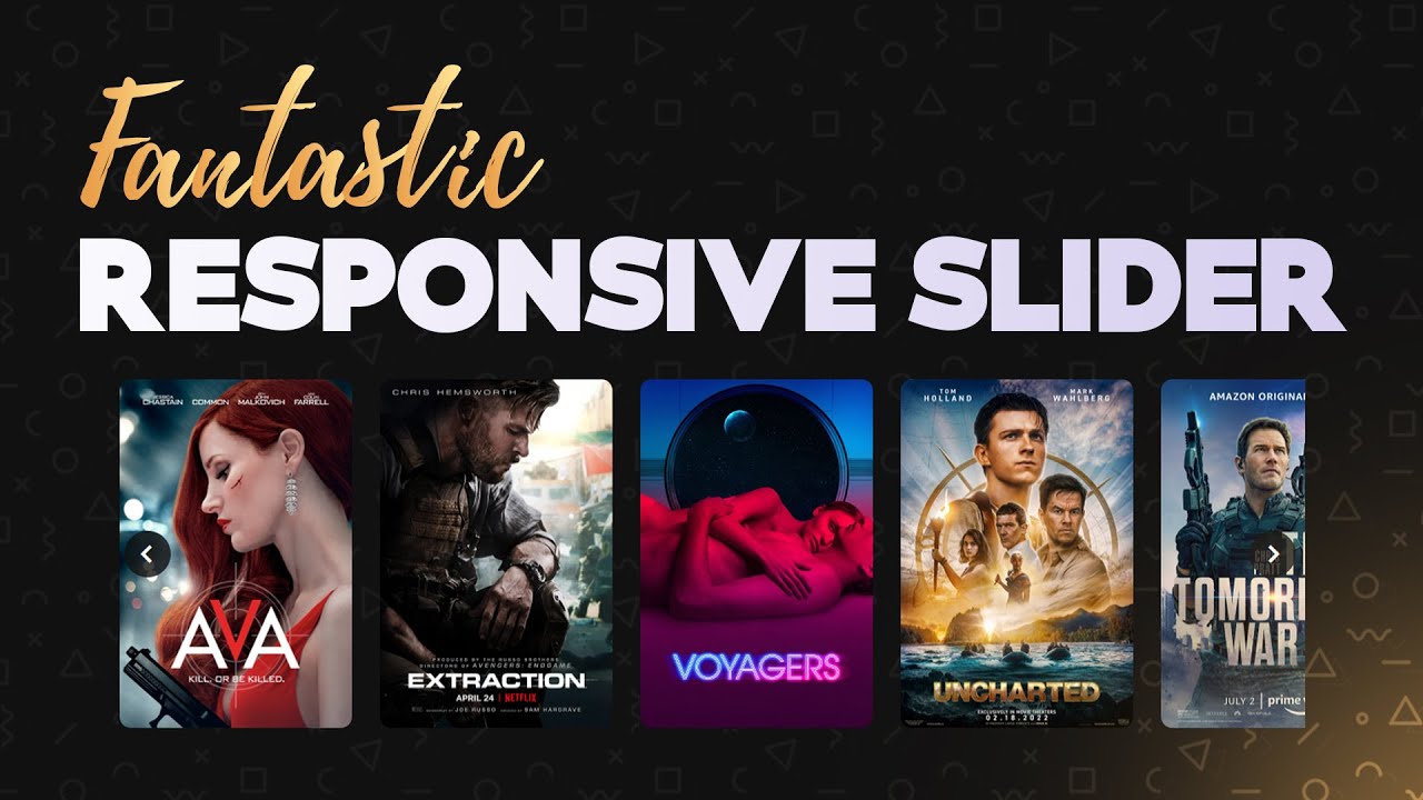 JavaScript Draggable & Touchable Slider | Responsive Sliders