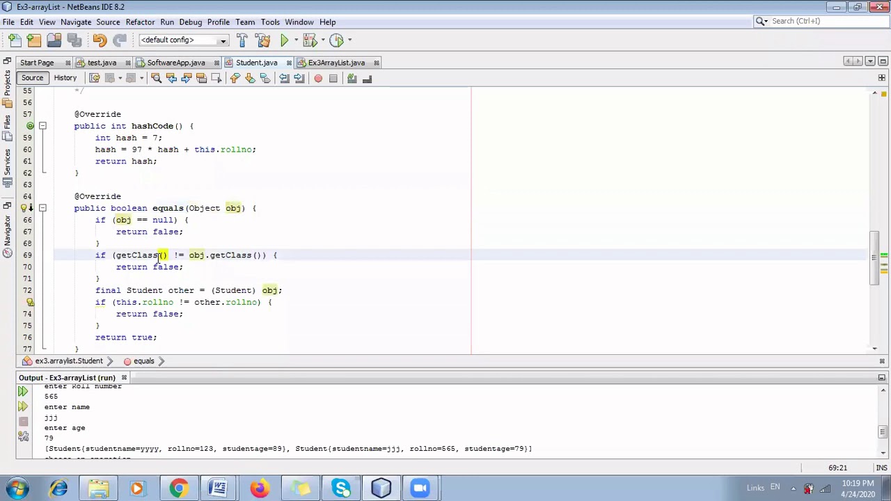 Java Arraylist Tutorial - Solving Lab 7 - Exercise 3