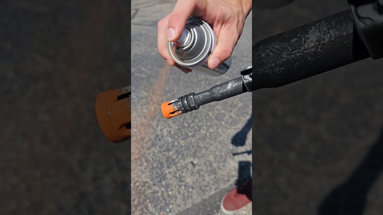 M4 Painting Orange Tip on Airsoft #airsoftguns #airsoft