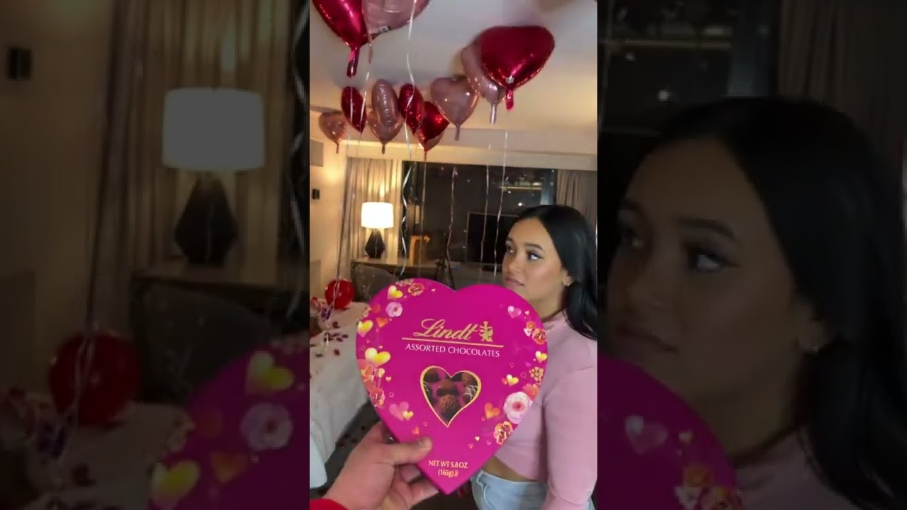 Surprising My GF for valentines Day... Kinda🙄#shorts