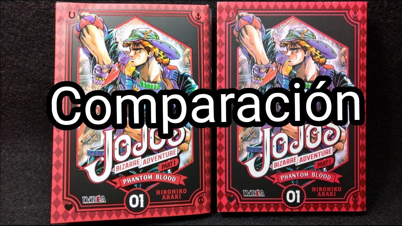 Jojo's Bizarre Adventure Comparación ivrea (arg) ivrea (esp).