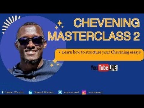 #Chevening #Scholarship Masterclass 2