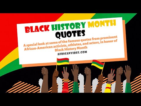 Black History Month Quotes| Celebrating Black History Month in 2023 -African Vibes