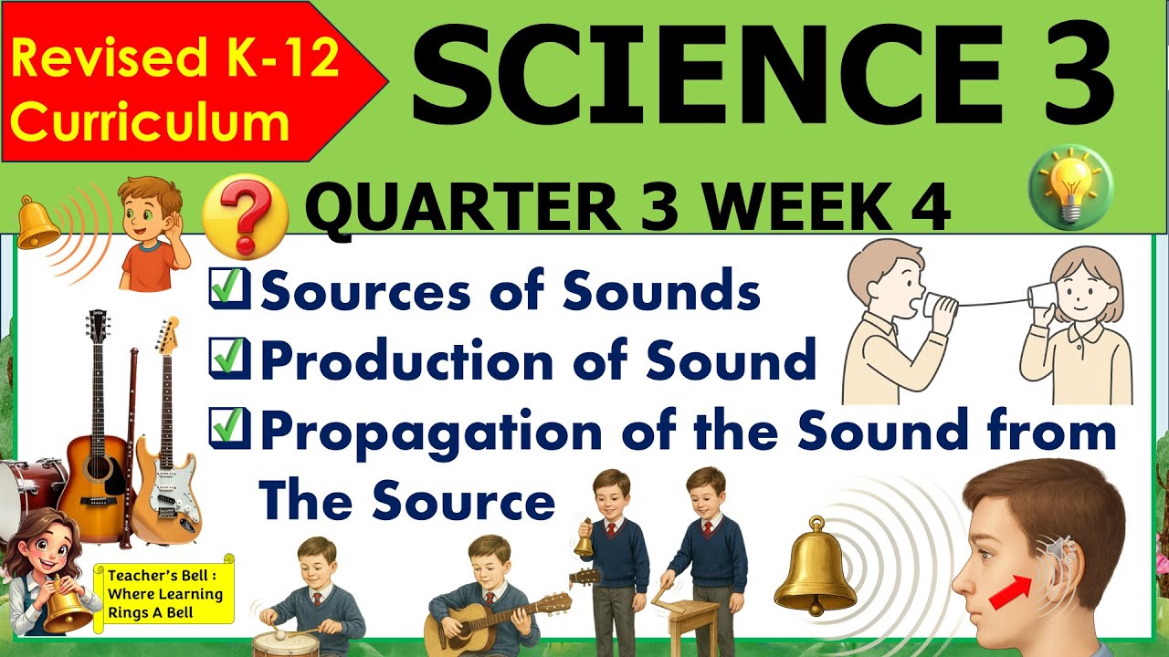 SCIENCE 3 QUARTER 3 WEEK 4 REVISED K-12 MATATAG Sources of Sounds