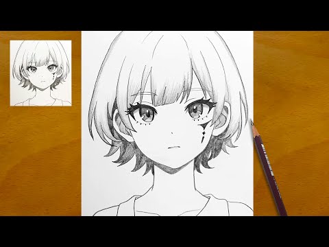 Anime Girl Drawing || How to Draw a Cute Anime Girl || Step by Step Tutorial
