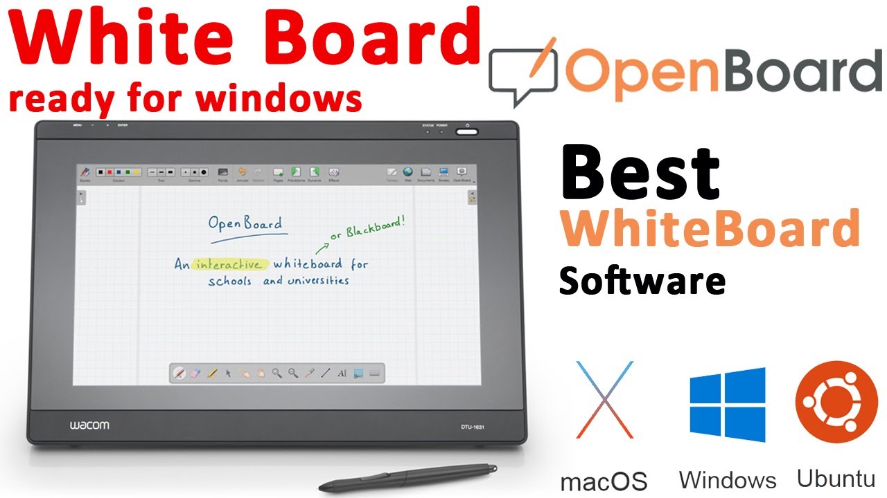 white board software | openboard downloading and installing in windows