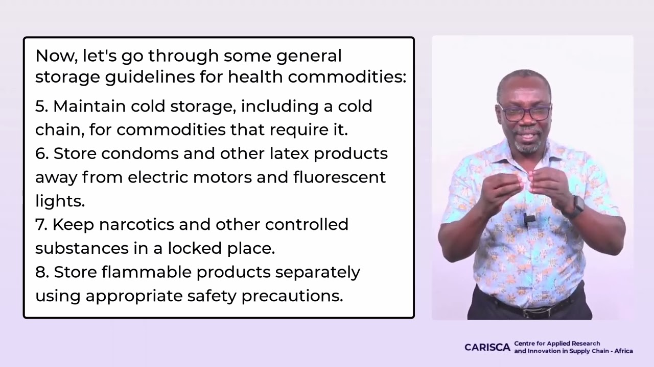 Understanding the Storage and Distribution of Health Commodities ...