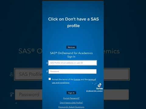 How to access and use SAS without a license. #data #analyst #sas #firstvideo