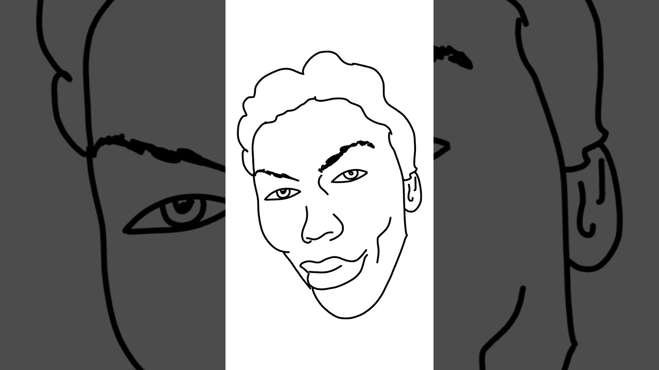 Sigma Face Drawing in 60 Seconds