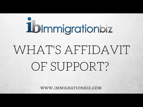 Apply for Green Card: Affidavit of Support I864 form
