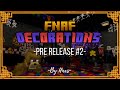 FNAF's Decorations v3 - Add-on (Pre Release #2) Minecraft Texture Pack