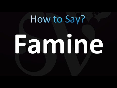 How to Pronounce Famine (correctly!)