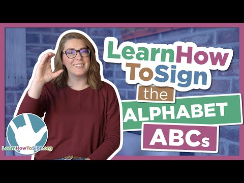 Learn How to Sign The Alphabet (ABCs) in ASL
