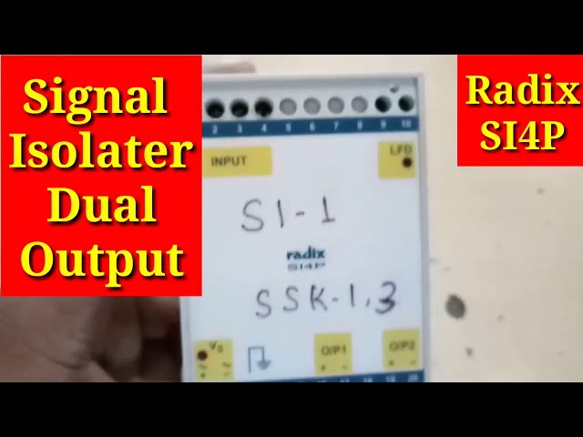 Signal Isolator - Radix SCC331-Single Output Signal Isolator Distributor / Channel Partner from Pune