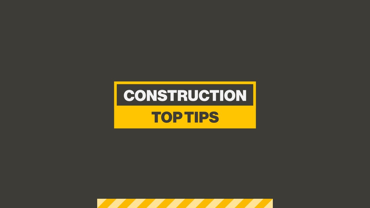 Construction Top Tips - Nail Guns Tip 3