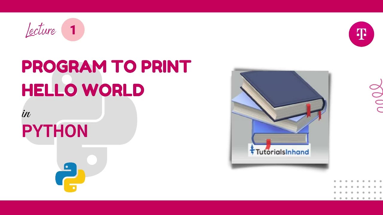 python hello world program | hello world in python #python #pythontutorial #viral