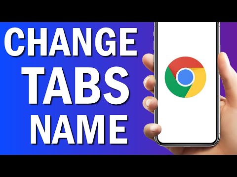 How To Change "New tab" Name On Google Chrome Browser App