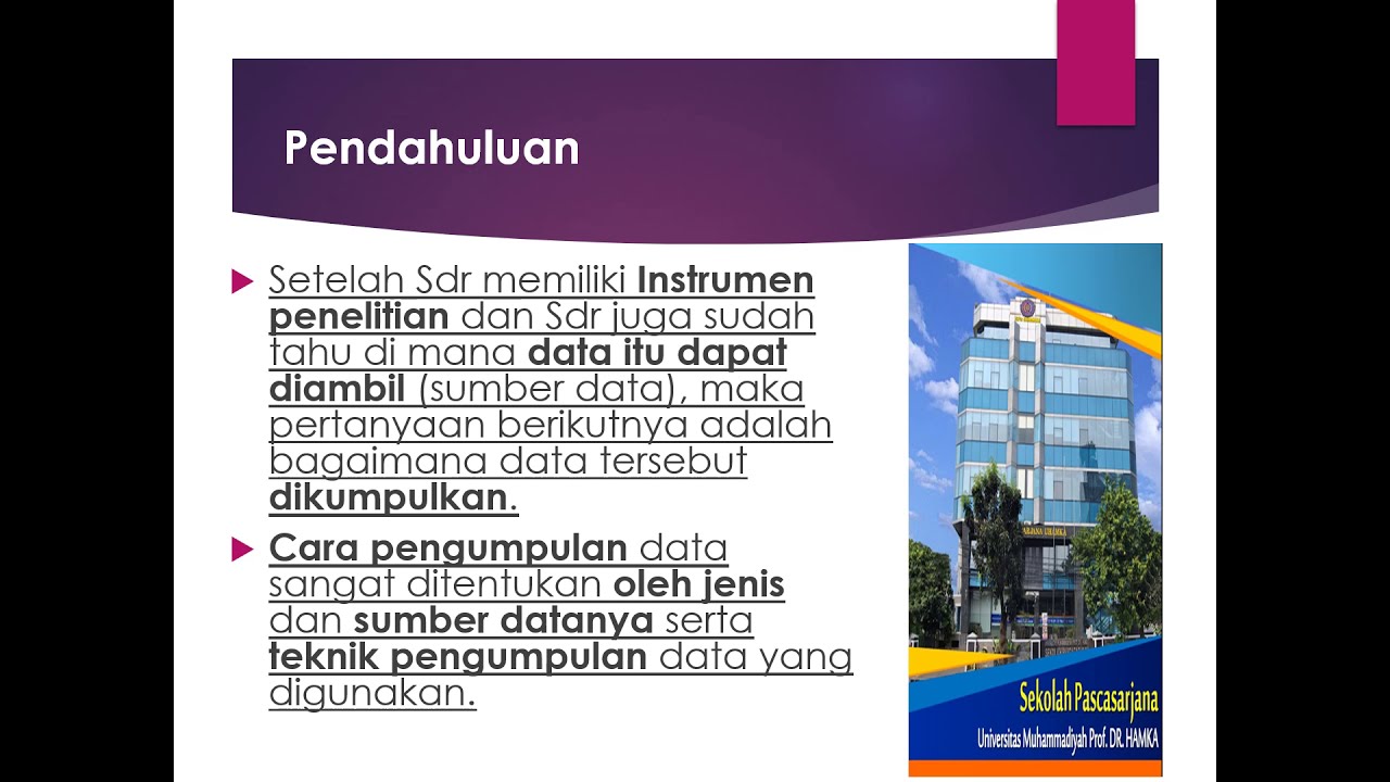 Pertemuan-10.  Teknik Pengumpulan Data