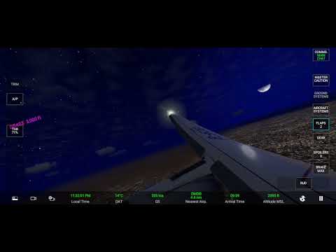 4K - DUBAI night Take off ! China Eastern Airlines Airbus A330-200 /Dubai DXB to Xi'An XIY