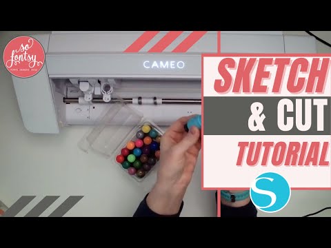 Sketch and Cut with the Silhouette Cameo 4!