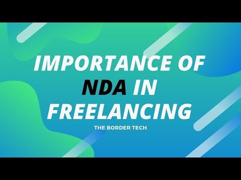 Importance of NDA in freelancing (Urdu/Hindi) || Freelancing Hacks Series