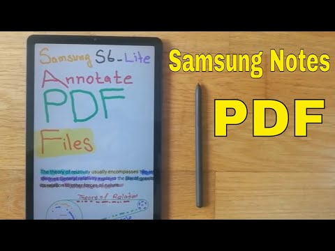 Samsung S6 LITE Note Taking S Pen & PDF Annotating