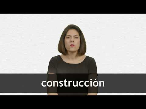 Traducción en inglés de “CONSTRUCCIÓN” | Collins Diccionario español-inglés