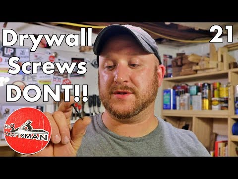 Don't use Drywall Screws! :Quick Tip 21