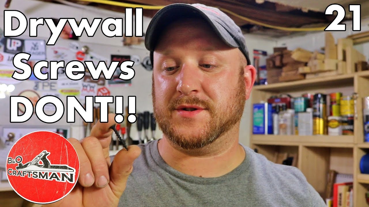 Don't use Drywall Screws! :Quick Tip 21