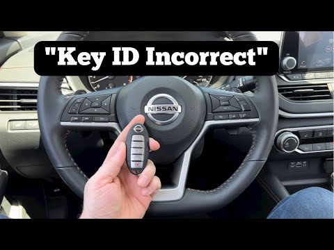How To Start A 2019 - 2023 Nissan Altima With Key ID Incorrect - Dead Remote Fob Battery Not Working