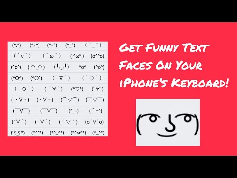 How To Get Funny Text Faces On Your iPhone’s Keyboard!