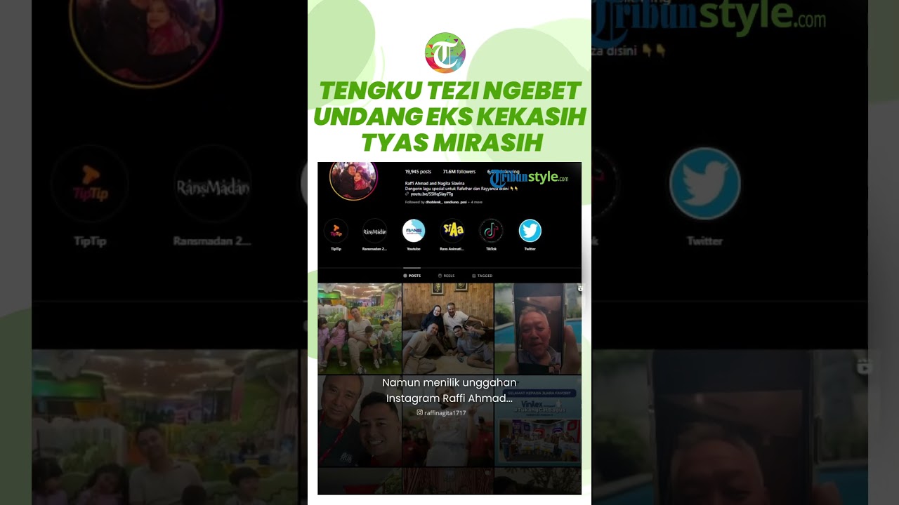 Bukan Eks Suami, Tengku Tezi Ngebet Undang Mantan Kekasih Tyas Mirasih, Sultan Andara? - Tribun ...