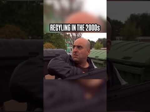 RECYCLING IN THE 00's #comedy #recycle #omiddjalili