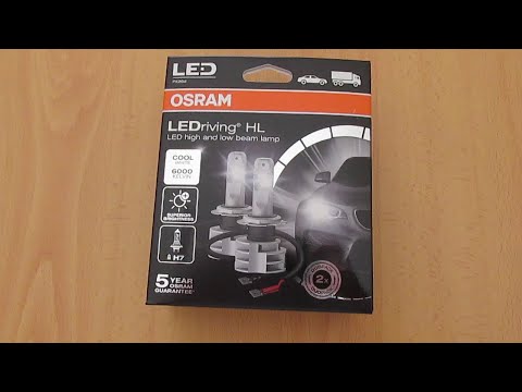 OSRAM LEDriving XTR H7 (64210DWXTR) LED PRIEKINIŲ ŽYMŲ LEMPUTĖS 2 vnt., modelis - 64210DWXTR ...