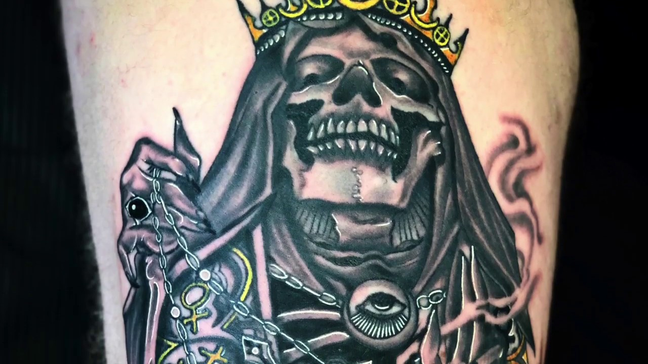 Skull King Tattoo Timelapse
