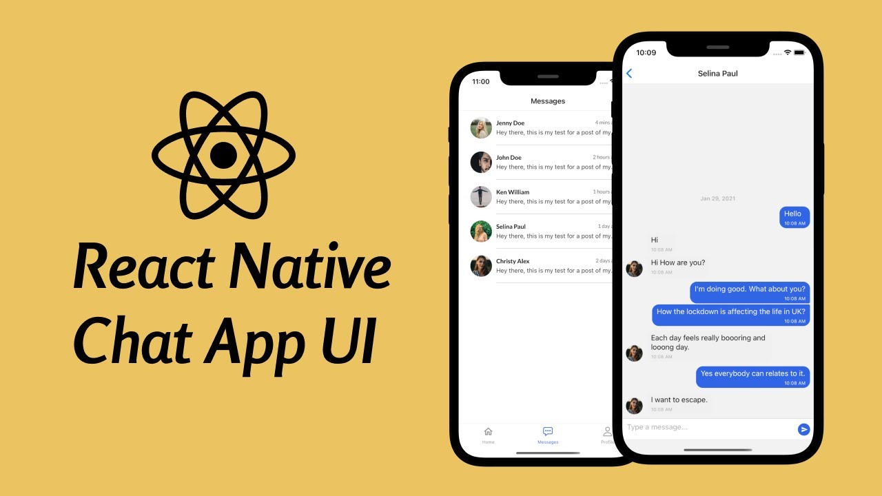 React Native Chat App UI Tutorial