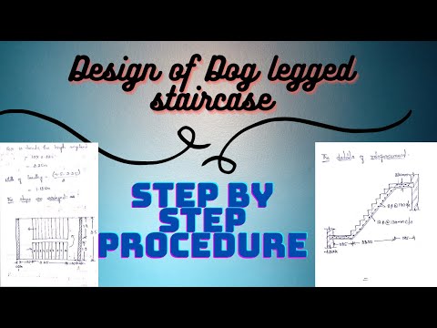 Design of Doglegged staircase || staircase Design || #AEE #AE #SSCJE #GATE
