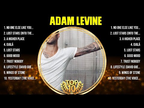 Adam Levine Top Of The Music Hits 2024 - Most Popular Hits Playlist