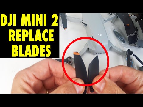 DJI Mini 2 Drone How To Replace The Propellers Blades
