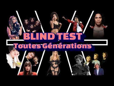 Blind Test Toutes Générations - 🎤Quizik🎶