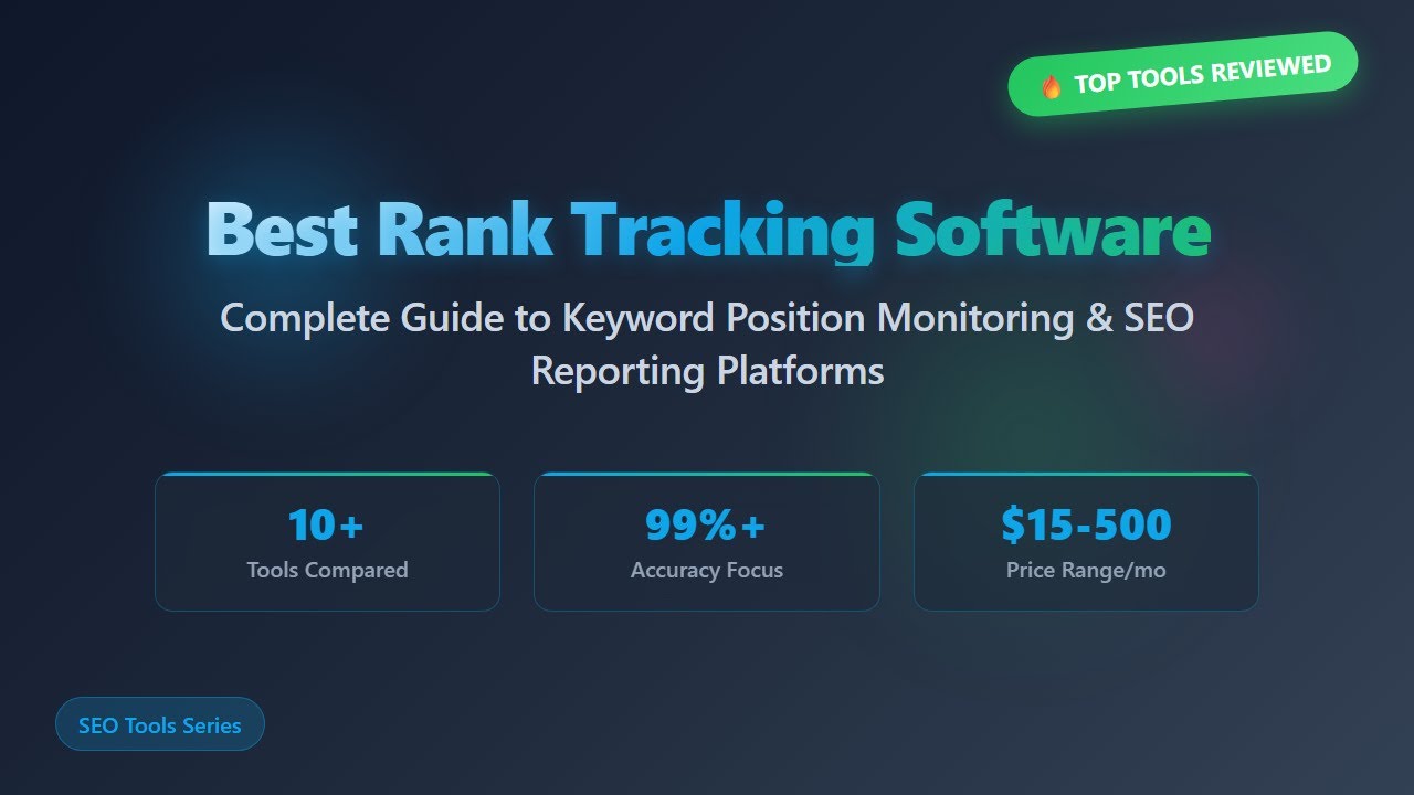 10 Best Rank Tracking Tools for SEO 2025