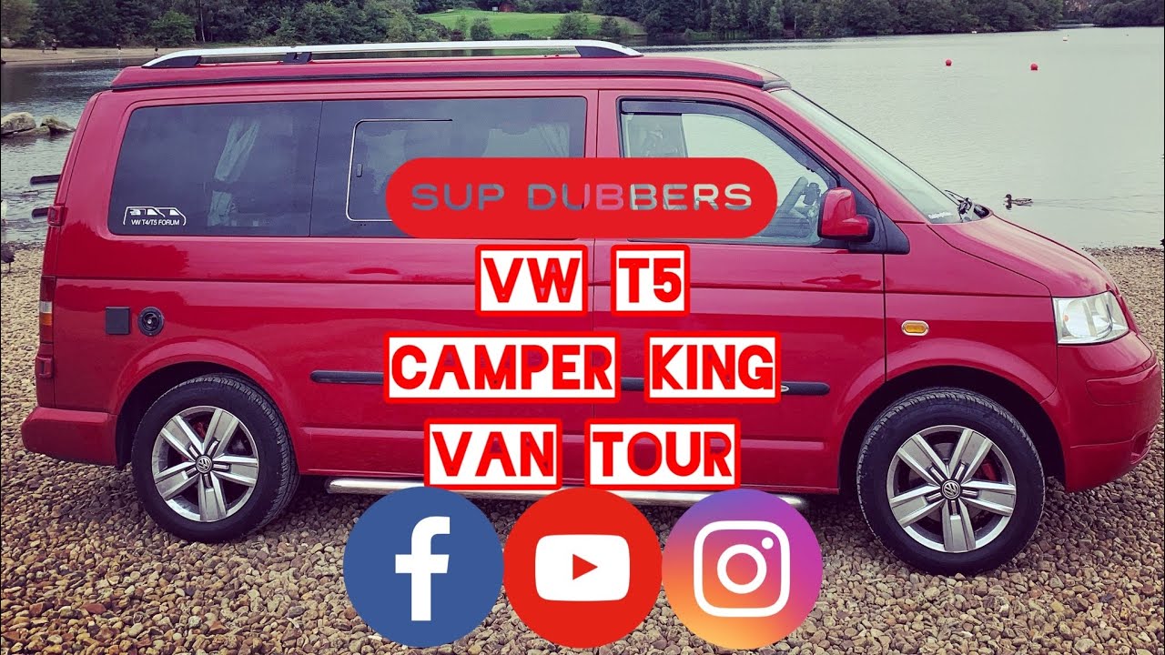 VW T5 Camper Van Tour Camper King Conversion