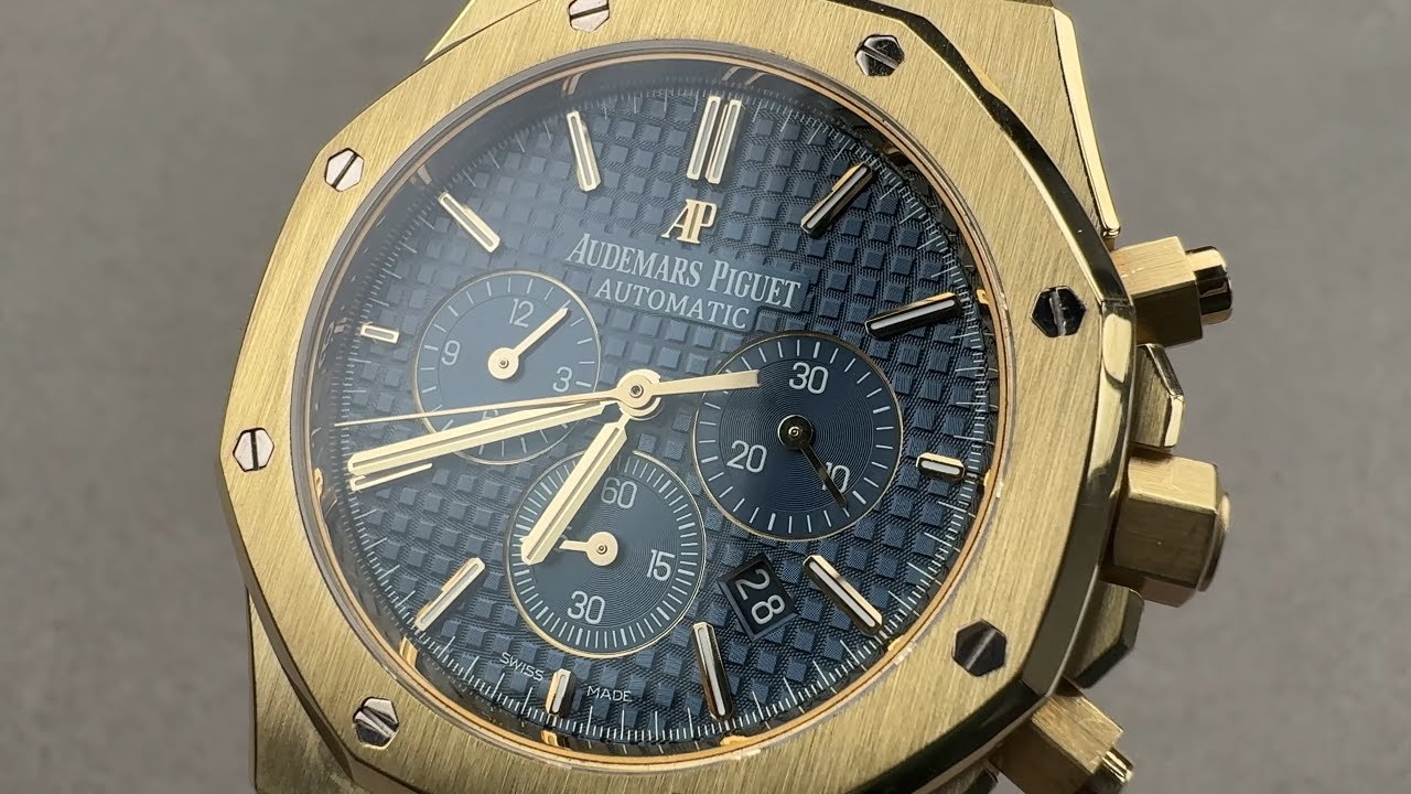 Audemars Piguet Royal Oak Chronograph YELLOW GOLD (26320BAOO1220BA02) Watch Review