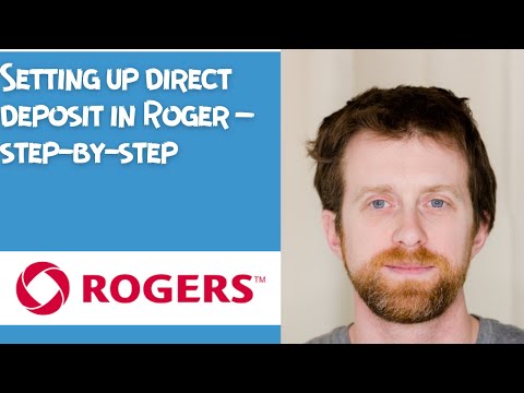 Setting up direct deposit in Roger – step by step