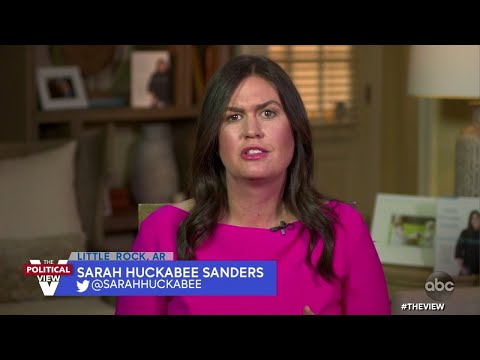 Sarah Huckabee Sanders Talks Motherhood and New Book “Speaking for Myself” | The View