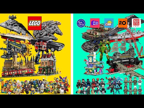 EPIC BRICK BATTLE! 🔥 | LEGO vs. 15 Knockoffs